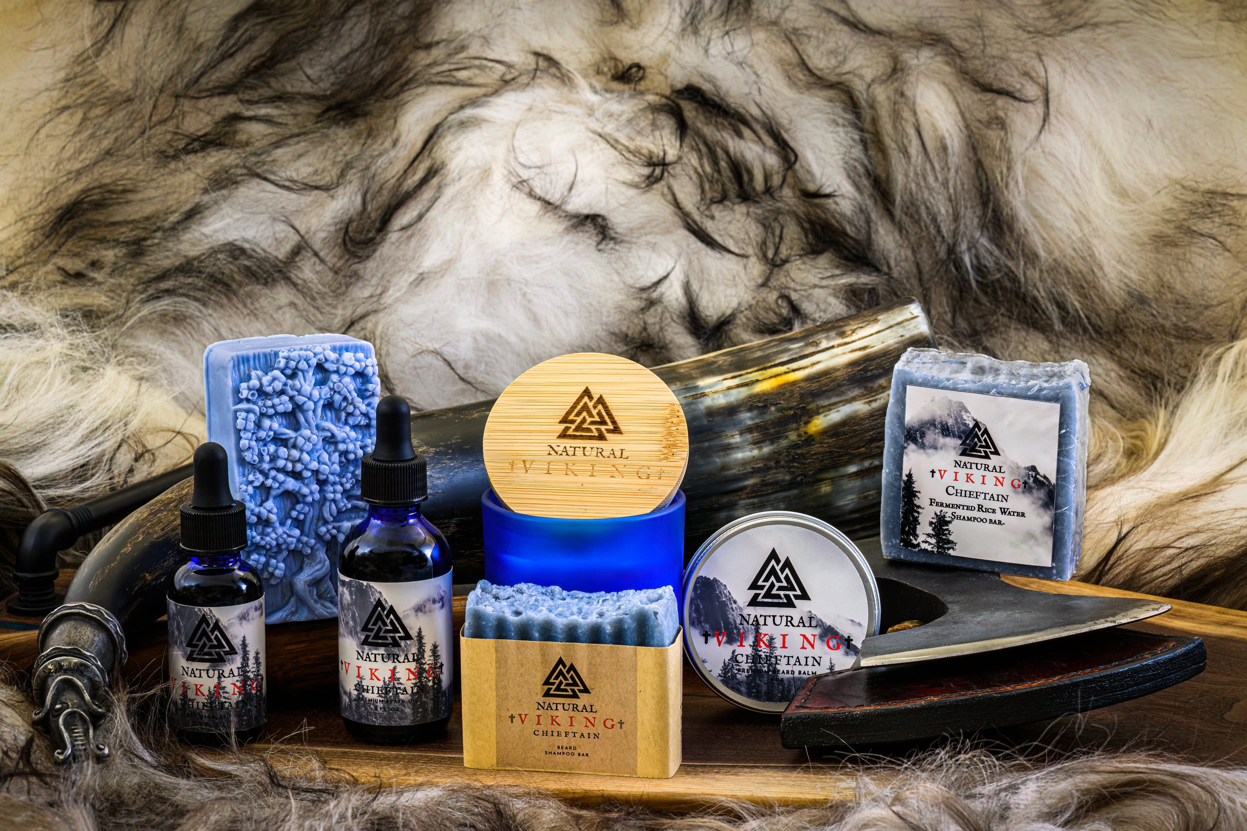 Chieftain Head to Toe Bundle | Natural Viking