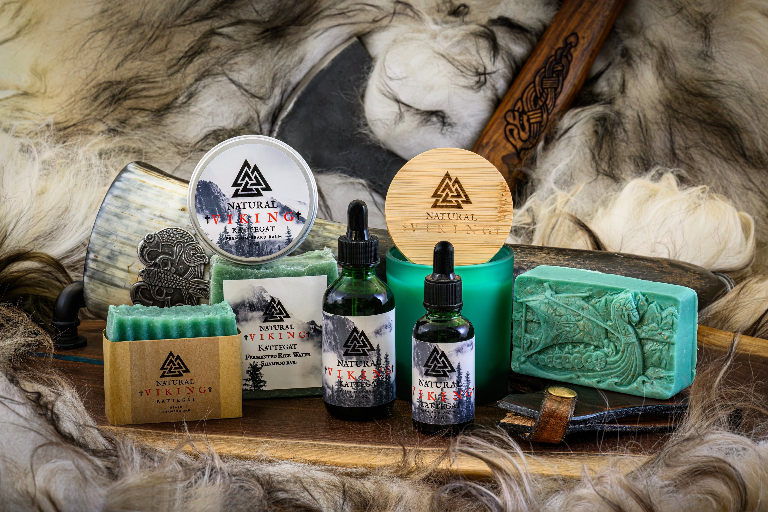 Kattegat Head to Toe Bundle | Natural Viking